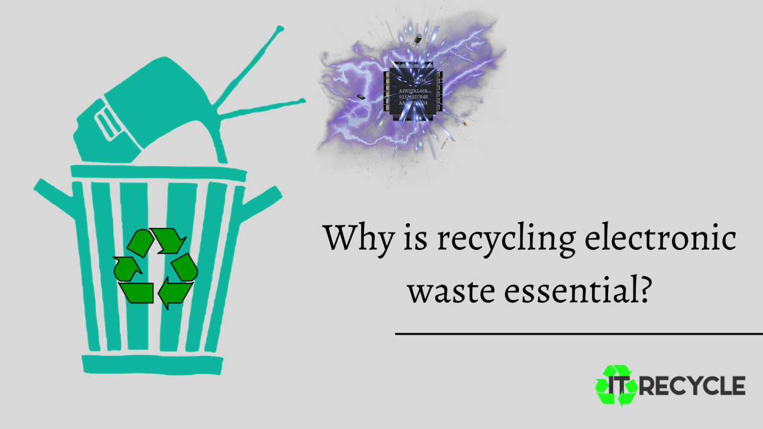Why is recycling electronic waste essential?