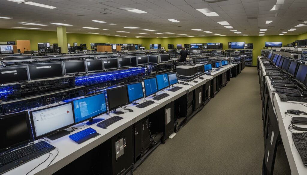 Preparing Old Computers for Safe Recycling.