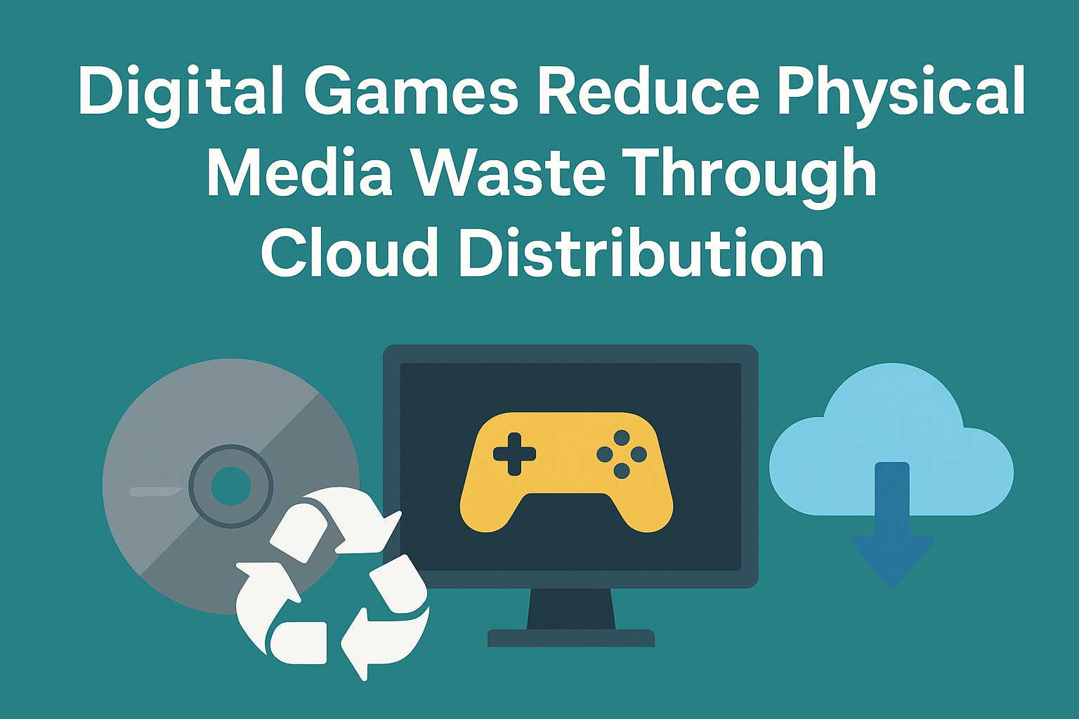 Digital Games Reduce Physical Media Waste Through Cloud Distribution
