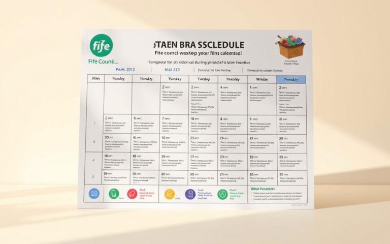 Fife Council Bin Calendar Schedule